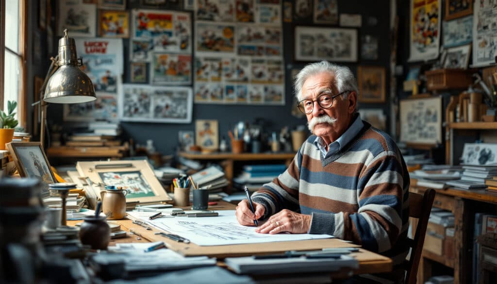 Morris : L’Empreinte de Lucky Luke sur la BD Franco-Belge